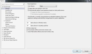 SSMS 17 Dark Theme | All About Tech