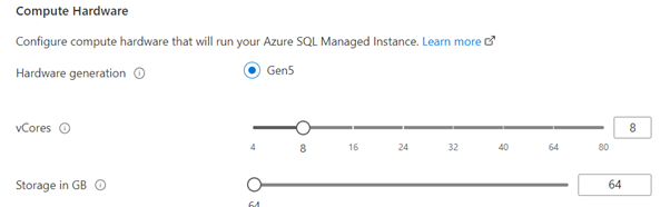 Azure SQL Managed Instance CPU and RAM | All About Tech